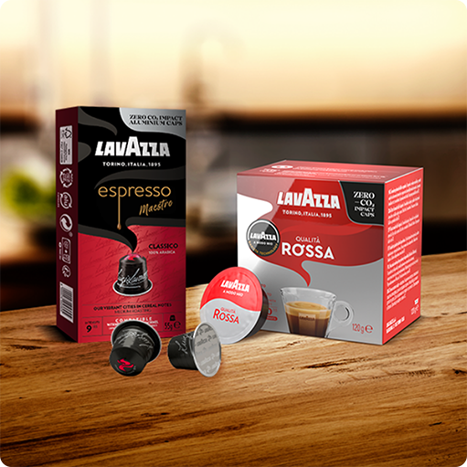 Our capsules with zero CO₂ impact | Lavazza